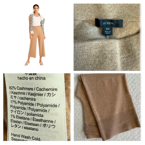 J. Crew | Pants & Jumpsuits | J Crew Sweater Knit Cropped Pants | Poshmark
